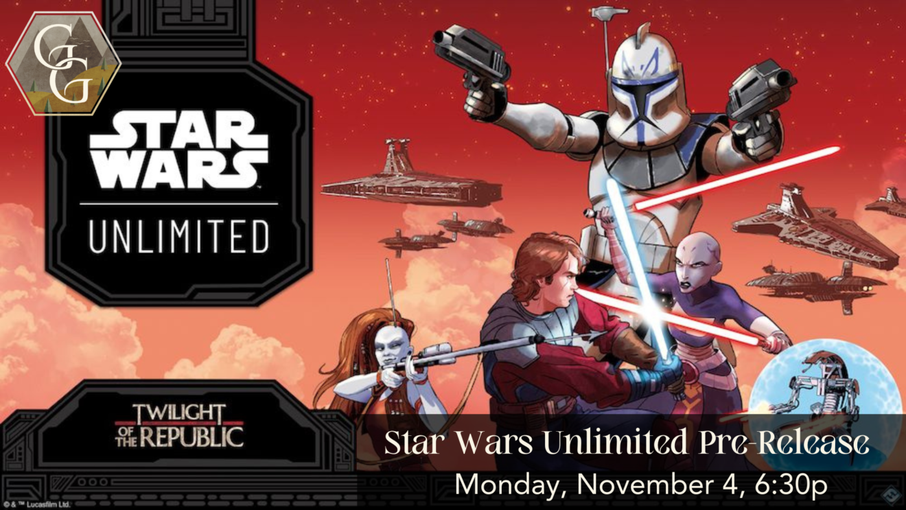 Star Wars Unlimited Twilight of the Republic Pre-Release – The Guilded ...