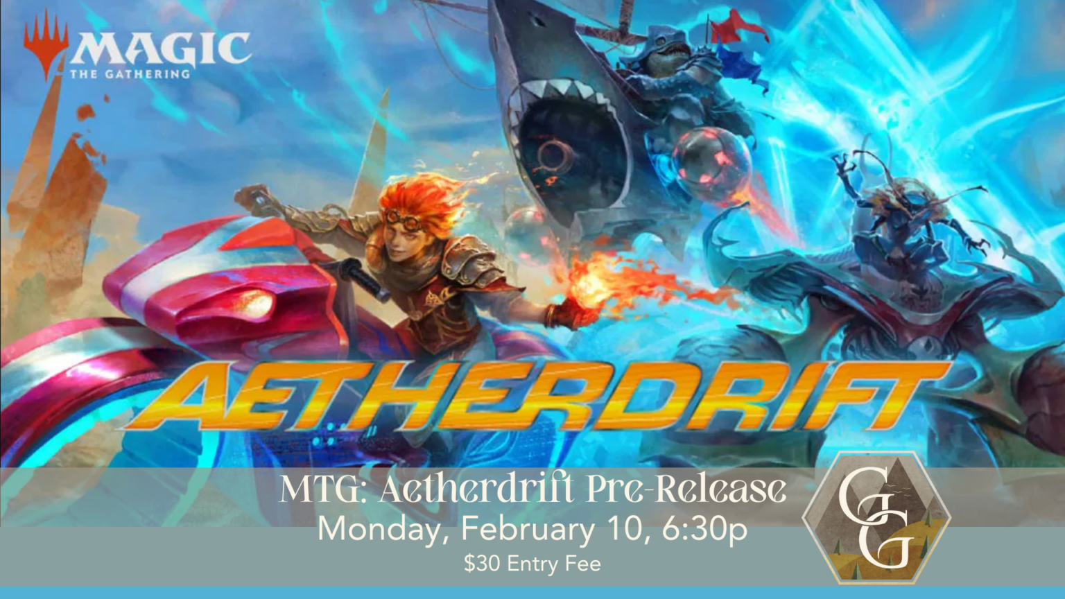 Magic Pre-Release – Aetherdrift – The Guilded Grayland